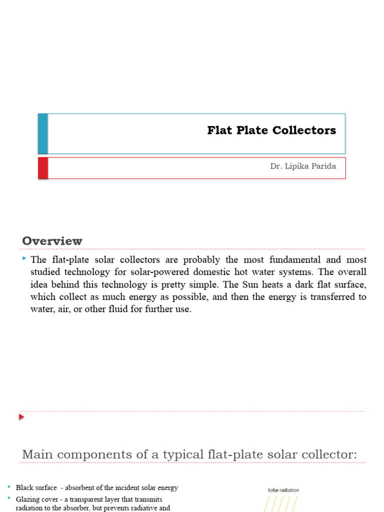 Types of Flat Plate Collectors Explained | PDF | Heat Transfer | Heat