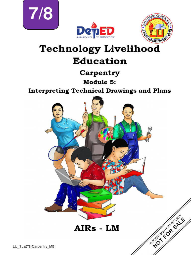 Tle Carpentry-7-8 M5 | PDF | Drawing | Learning
