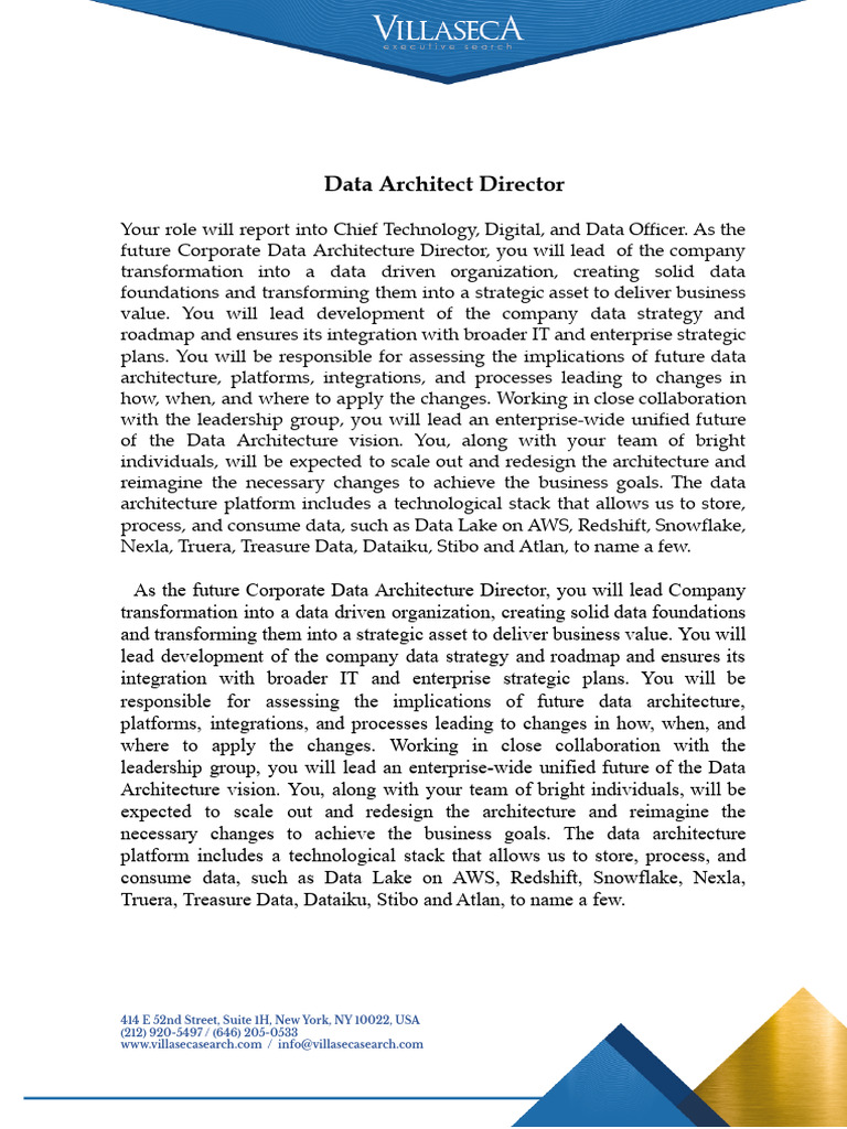Data Architecture Director 369 | PDF | Analytics | Business