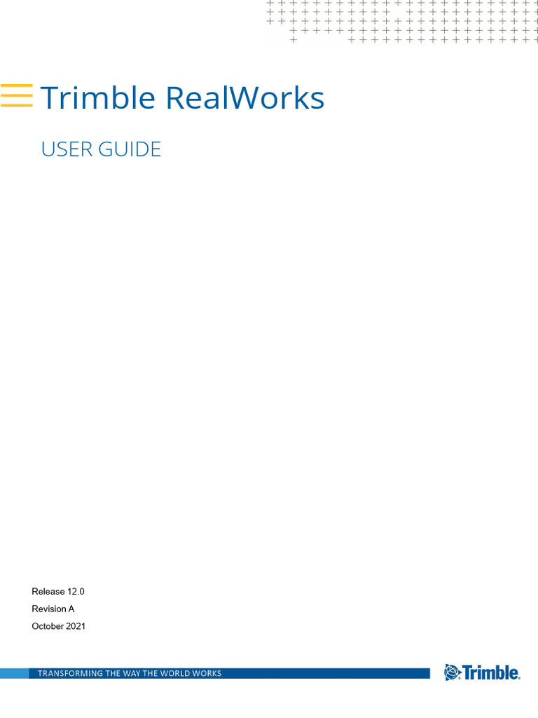 Trimble RealWorks | PDF | Rendering (Computer Graphics) | Sketch Up