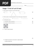 End-of-Unit 2 Test for Grade 7 Maths | PDF
