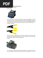 Alat Alat Fiber Optic Beserta Fungsinya | PDF