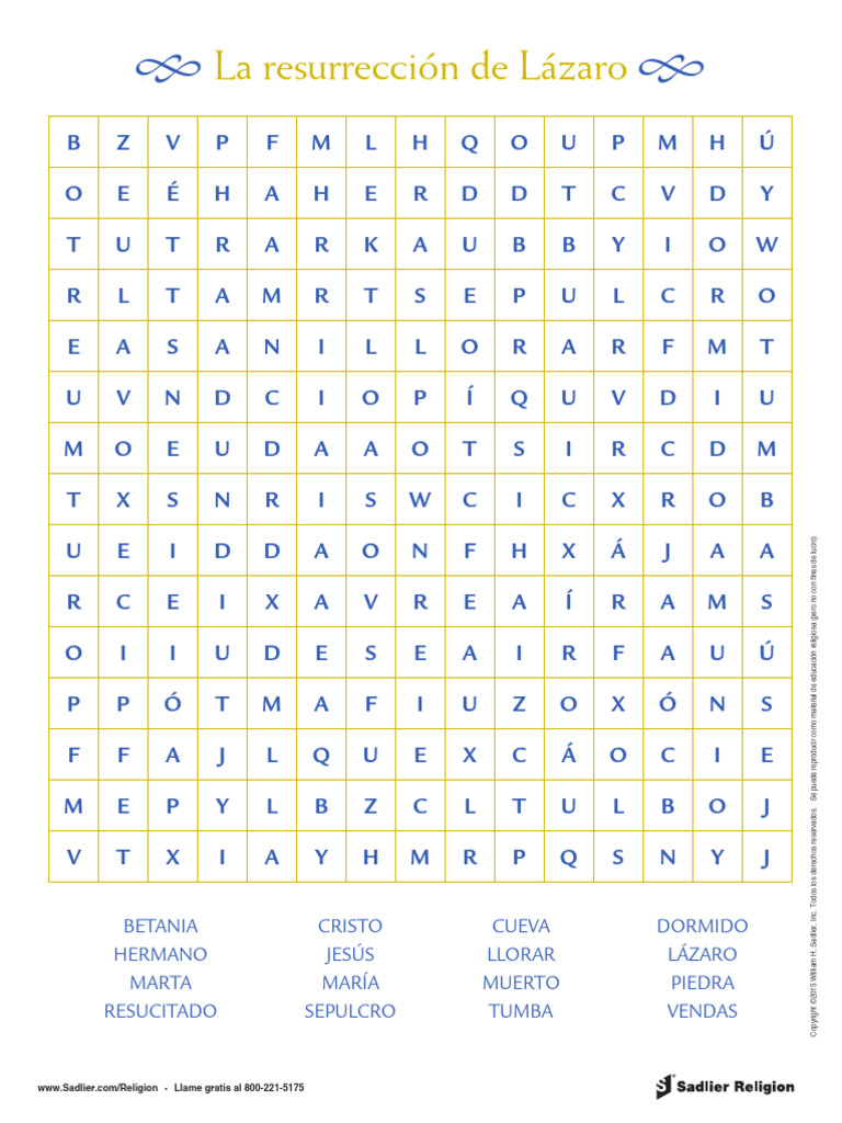 Resurreccion de Lazaro Act | PDF