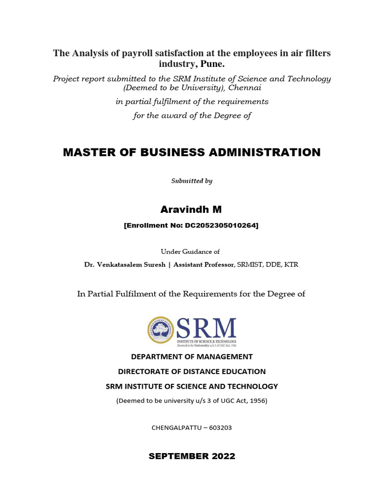 Payroll Analysis | PDF | Payroll | Job Satisfaction