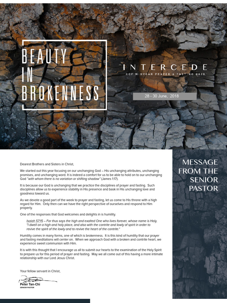 2018 Midyear Intercede 2018 CCF Sydney | PDF | Prayer | Jesus