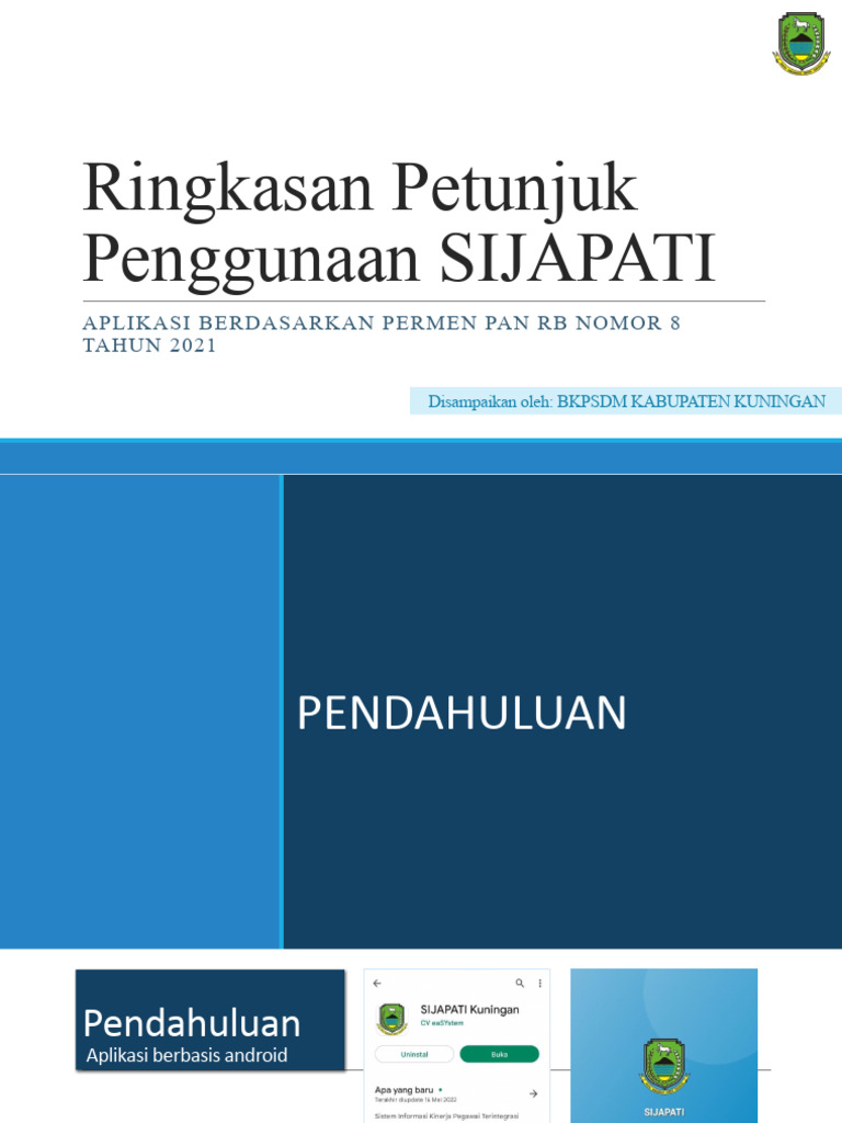 Ringkasan Petunjuk SIJAPATI | PDF