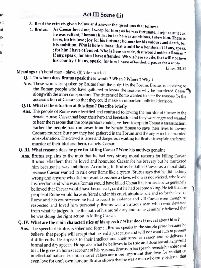 Act III Scene 2 | PDF
