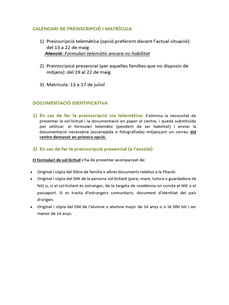 INSTRUCCIONS | PDF