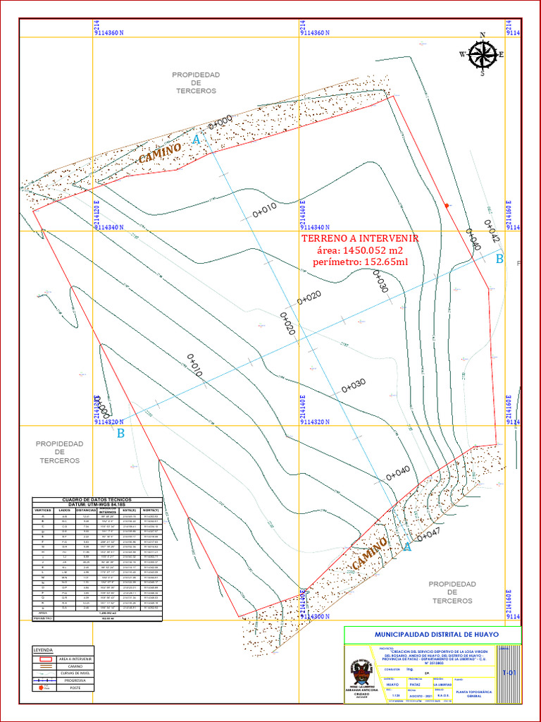 3.Plano Topografico-Topografico a2 | PDF