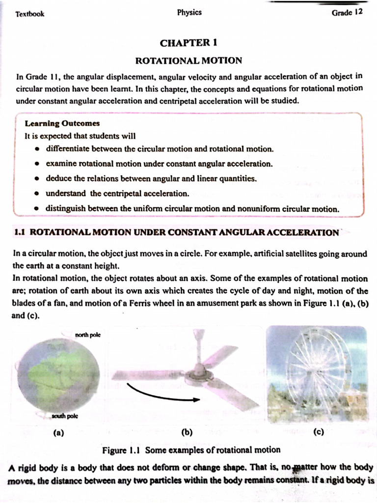 Grade (12) Physics (Chapter 1 To 8) Textbook | PDF