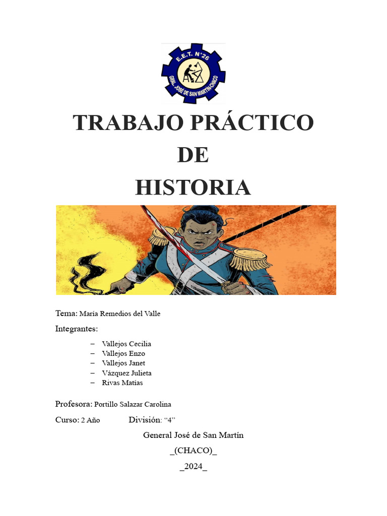 María Remedios Del Valle | PDF