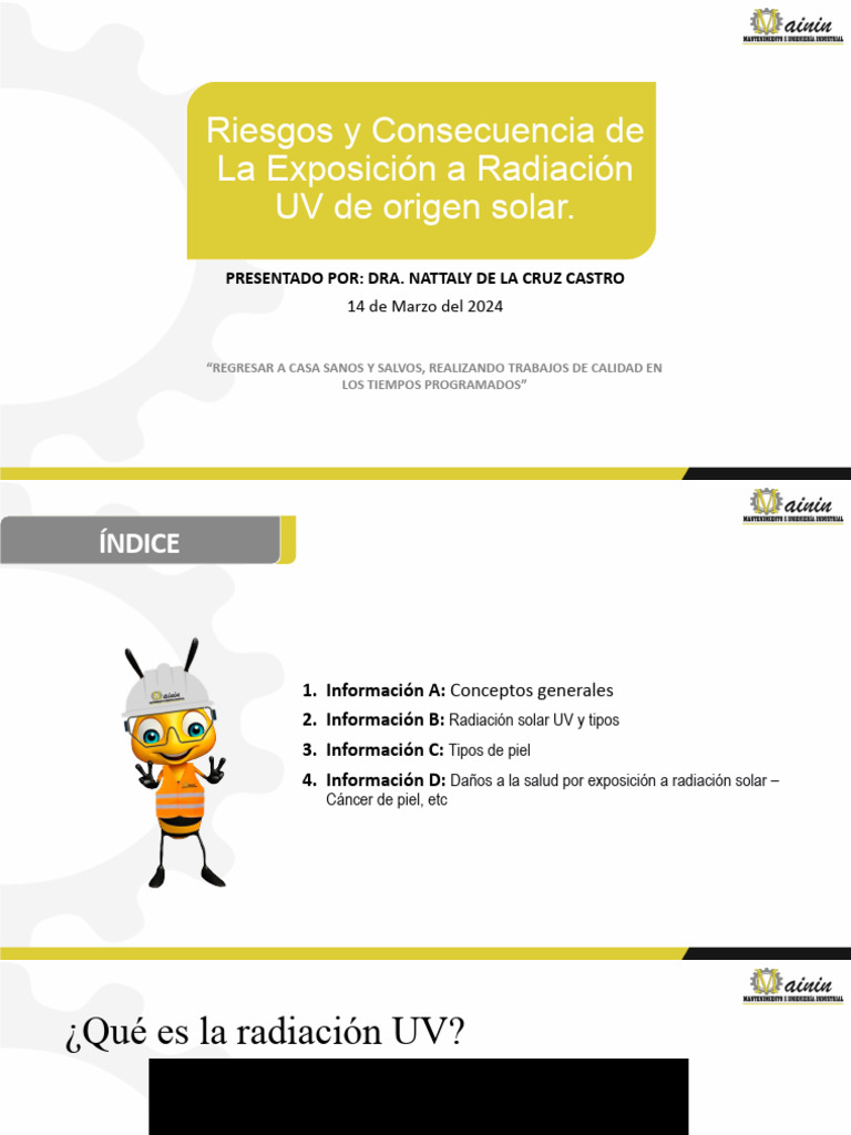 Protección Contra Radiación Solar UV | PDF | Ultravioleta | Radiación