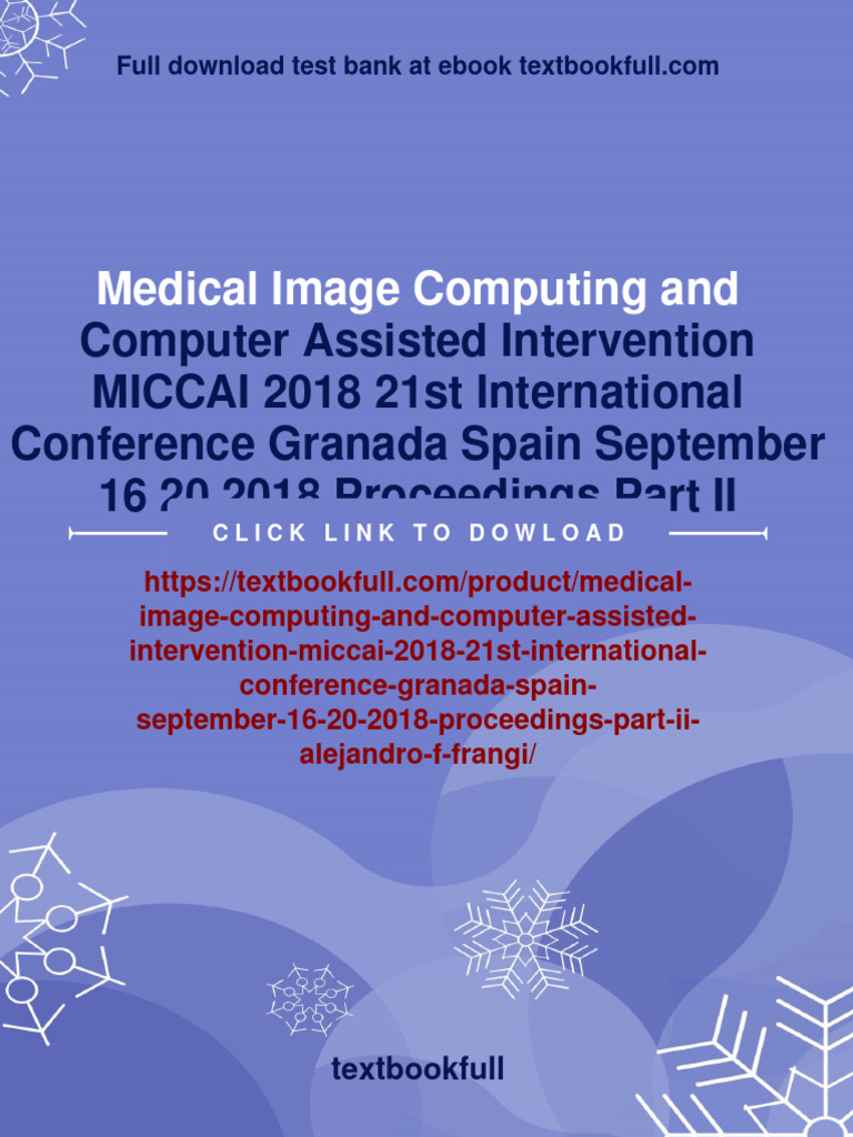 Medical Image Computing and | PDF