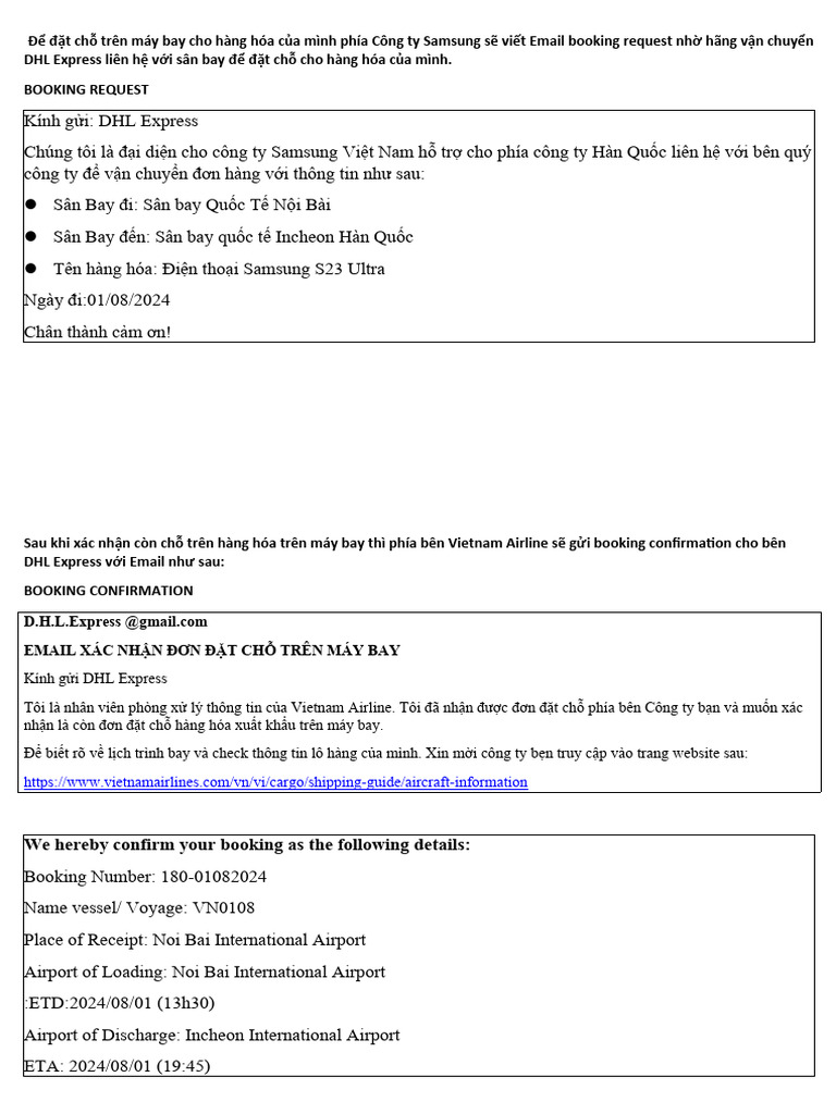 We Hereby Confirm Your Booking As The Following Details | PDF