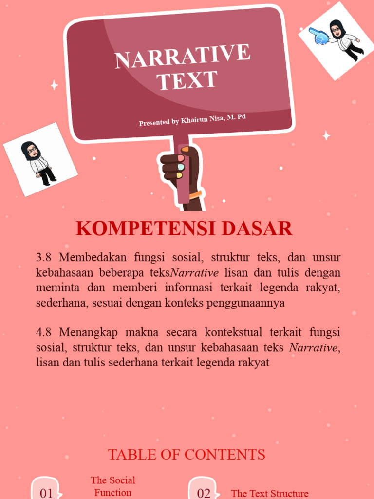 Narrative Text | PDF | Verb | Semantic Units