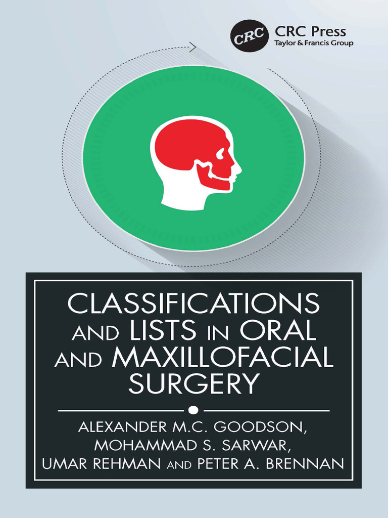 Classifications and Lists in Oral and Maxillofacial Surgery | PDF ...