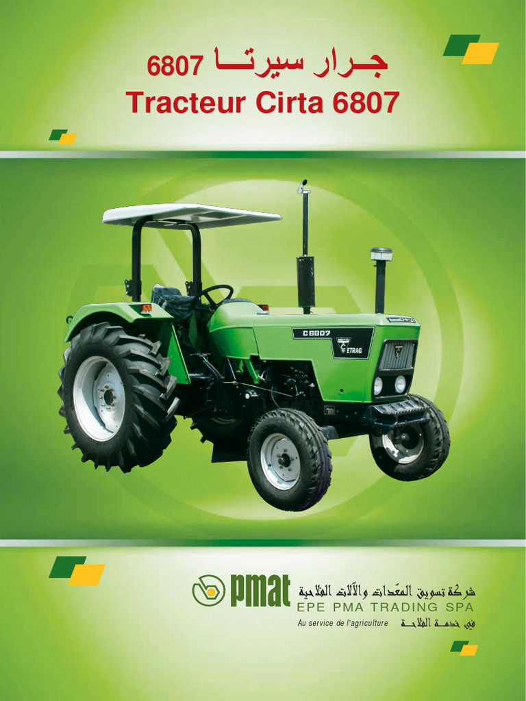 Tracteur Cirta c6807 | PDF