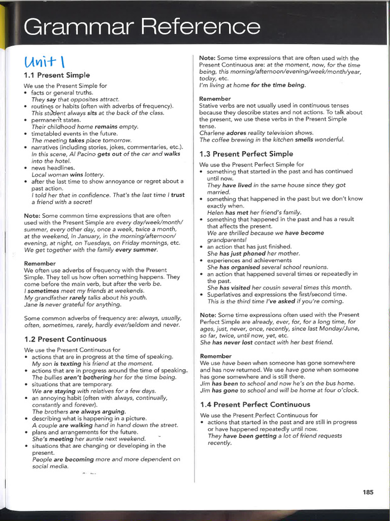 Close Up C2 Reference Section | PDF