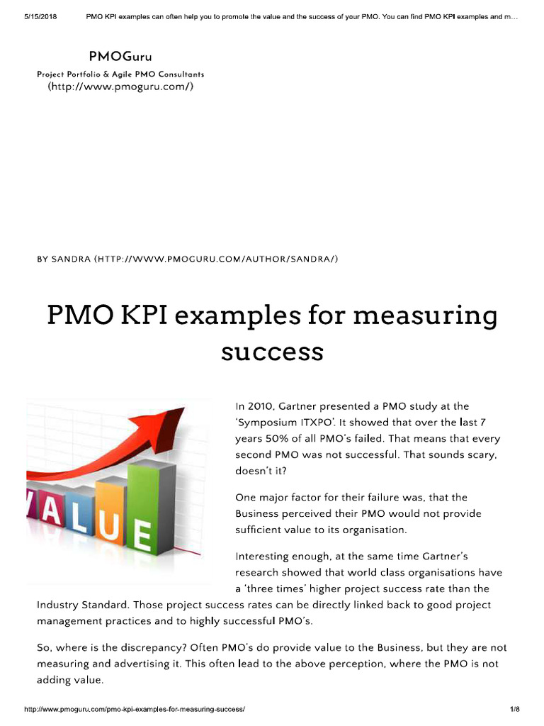 PMO KPIs ? | PDF