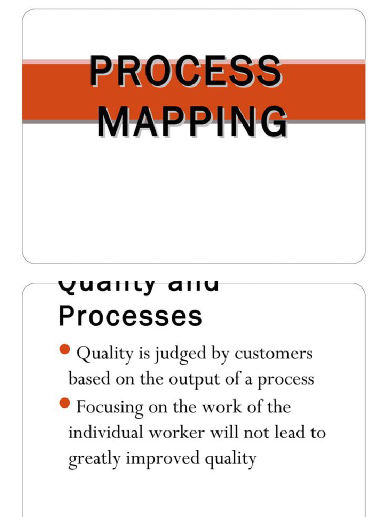Process Mapping | PDF