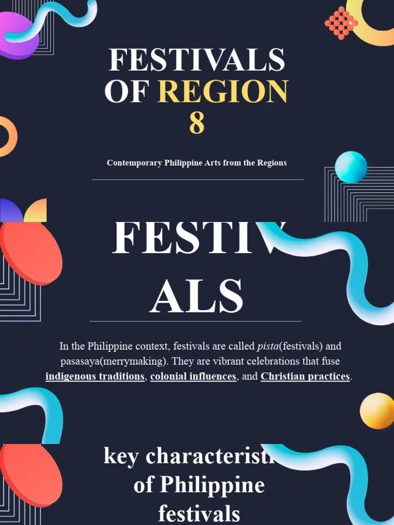 GROUP 5 Festivals in Region 8 Without Vids | PDF | Festival
