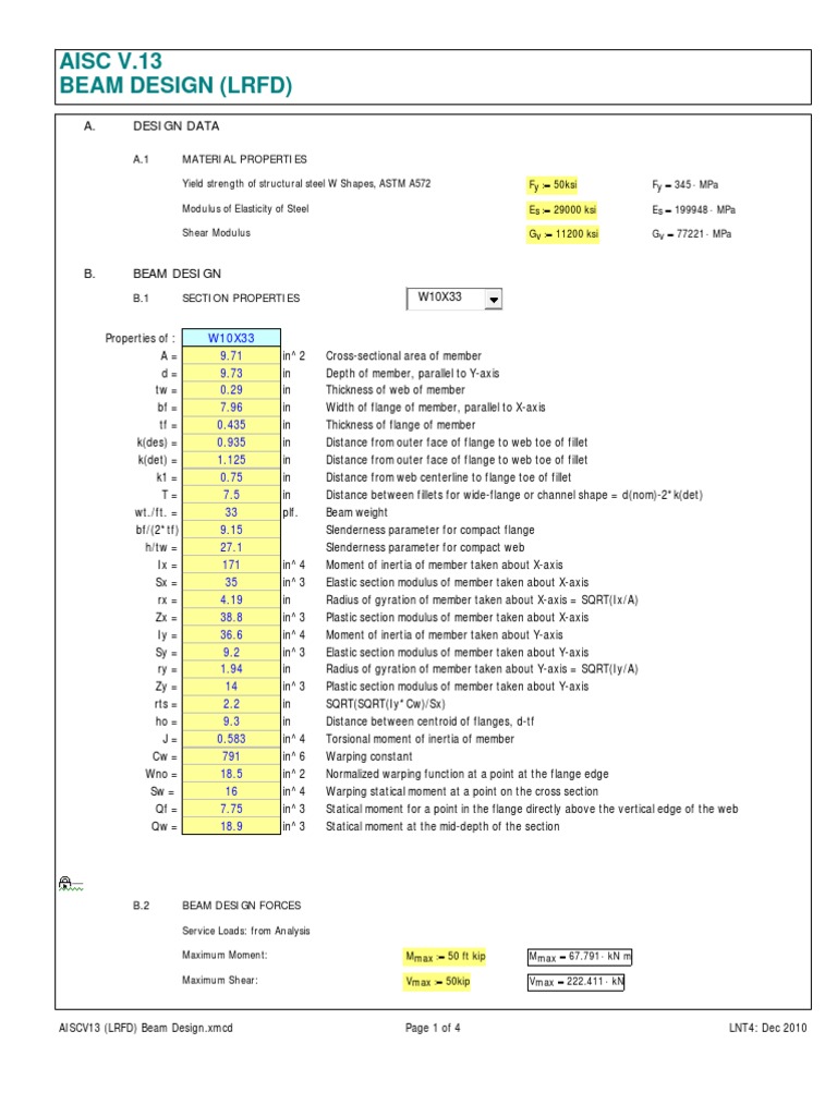 Structural Beam Design Guide | PDF | Bending | Beam (Structure)