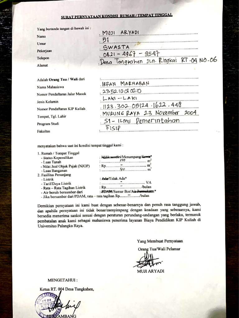 Keterangan Rumah | PDF