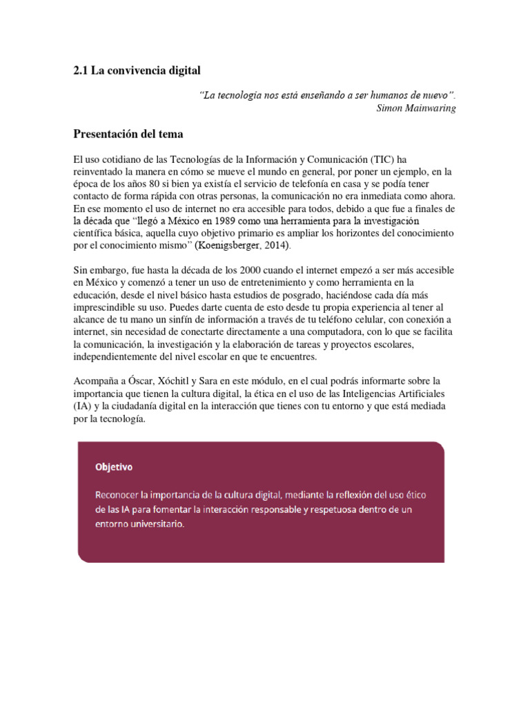 Modulo 2. Tema 1. Digital | PDF | Inteligencia artificial | Inteligencia (IA) y semántica