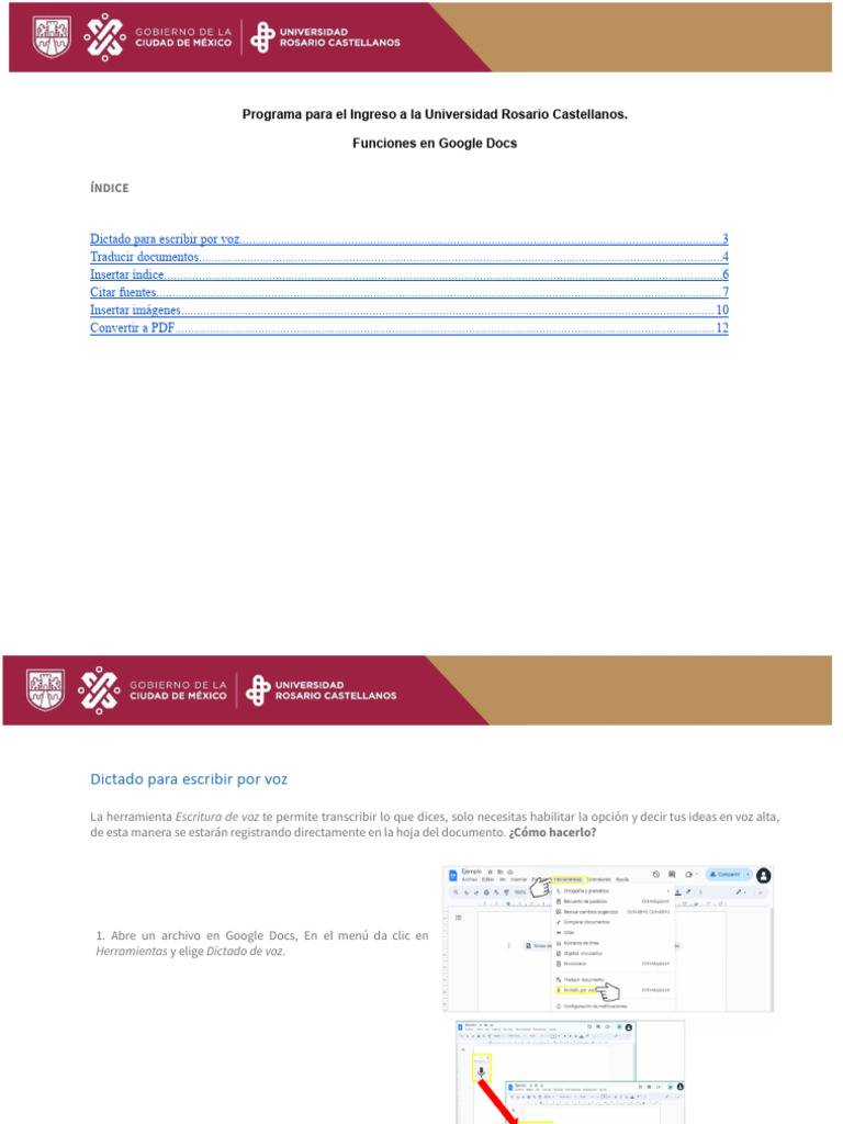 MODULO 2 - TEMA 2. FUNCIONES (GOOGLE DOCS) | PDF | Traducciones | Archivo de computadora