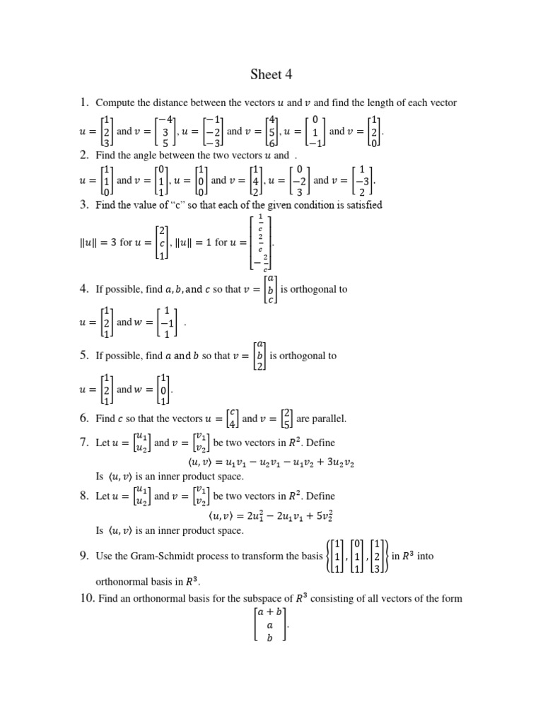 Sheet 4 | PDF | Differential Geometry | Abstract Algebra