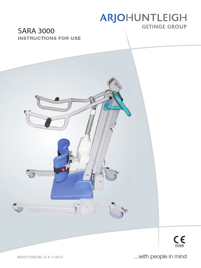Arjo Sara 3000 Instructions For Use | PDF | Chair | Caregiver