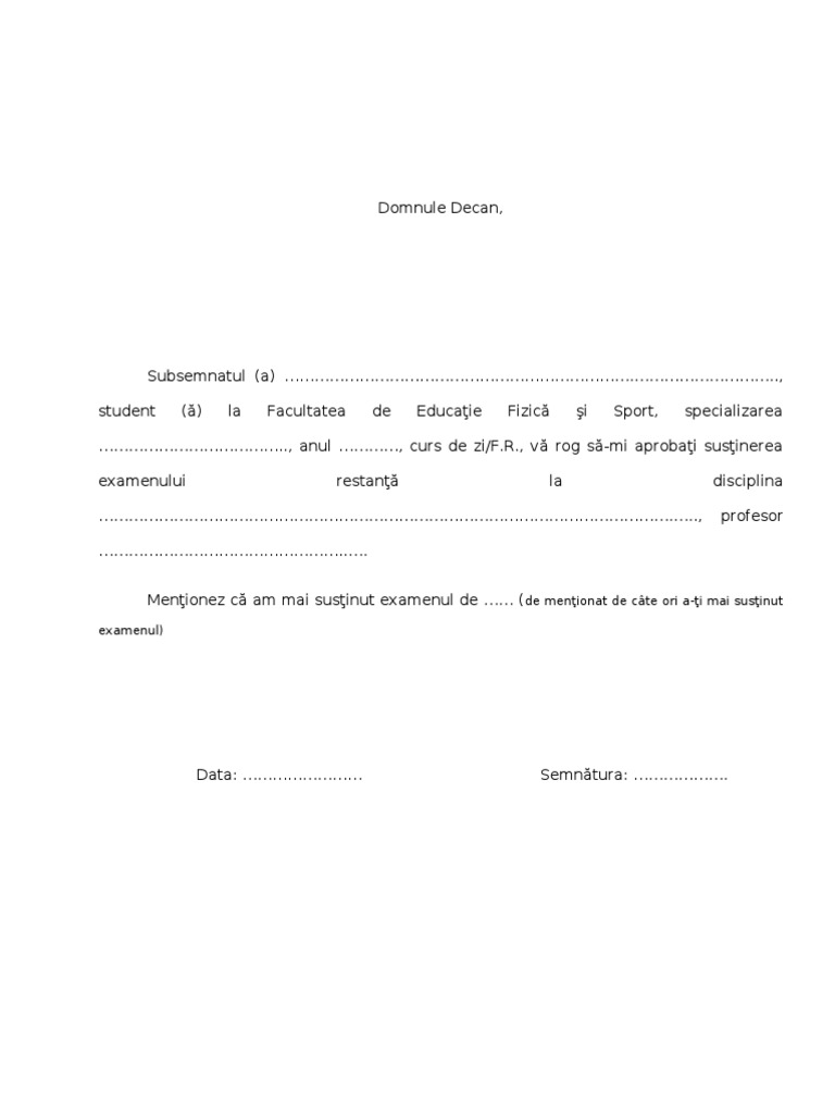 Model Cerere Restante