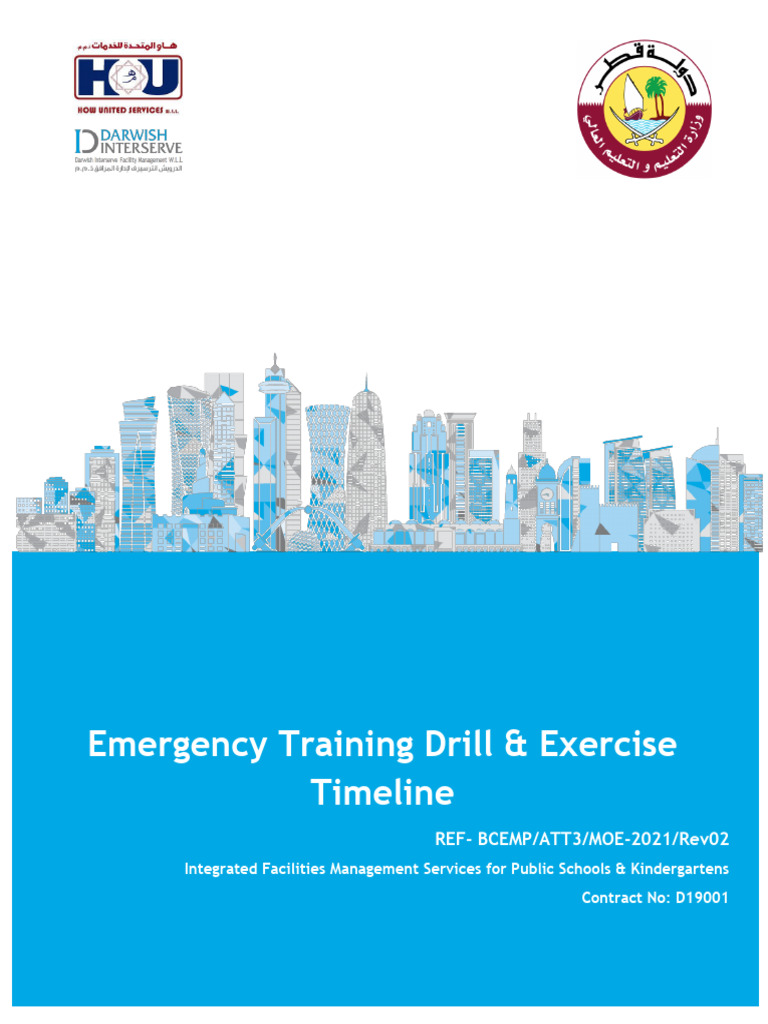 Appendix 03 - Emergency Training Drill & Exercise Timeline | PDF