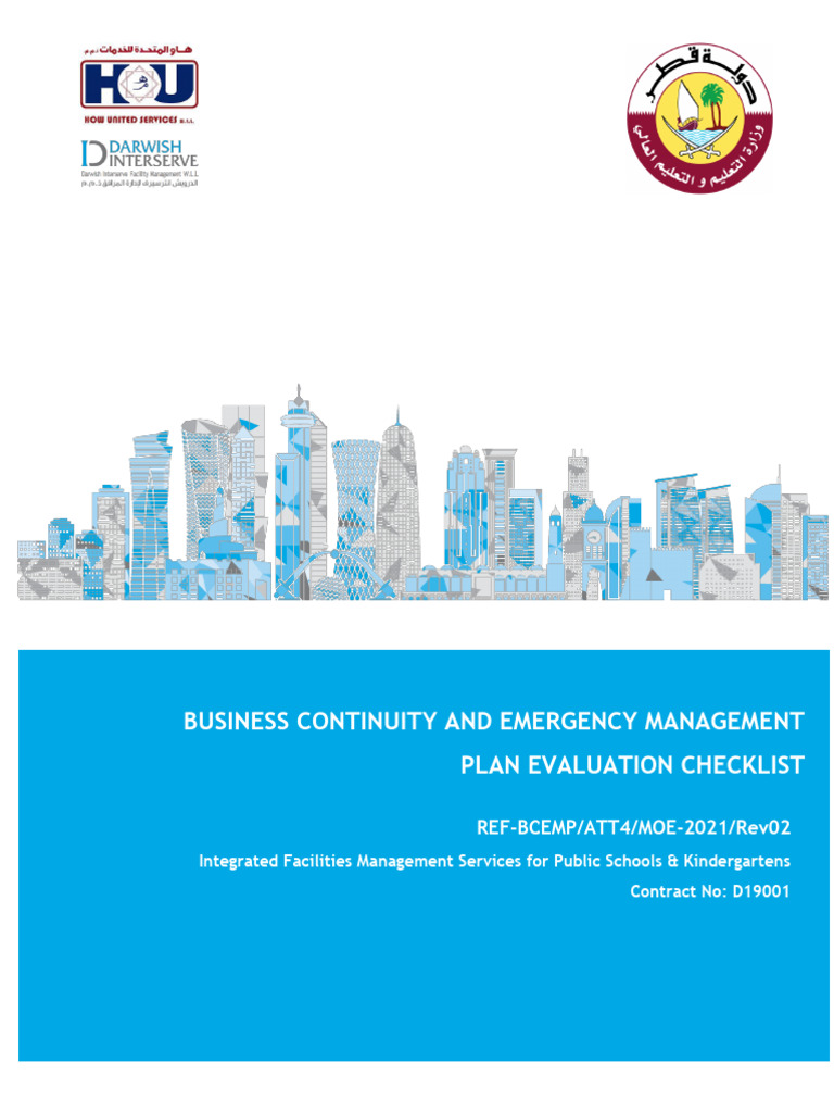 Appendix 04 - BC EMP Evaluation Checklist | PDF | Business
