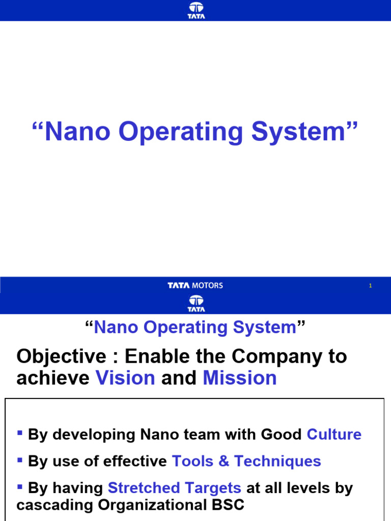 Nano Operating System | PDF | Automation | Information