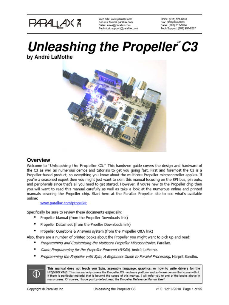 unleashing-propeller-c3-v1 | PDF | Analog To Digital Converter | Personal Computers