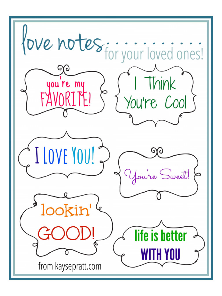 Love Notes | PDF