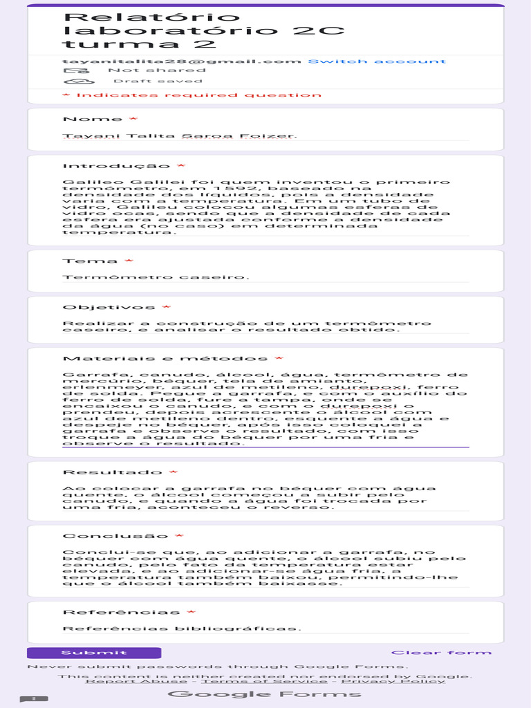 Relatório Laboratório 2C Turma 2 | PDF