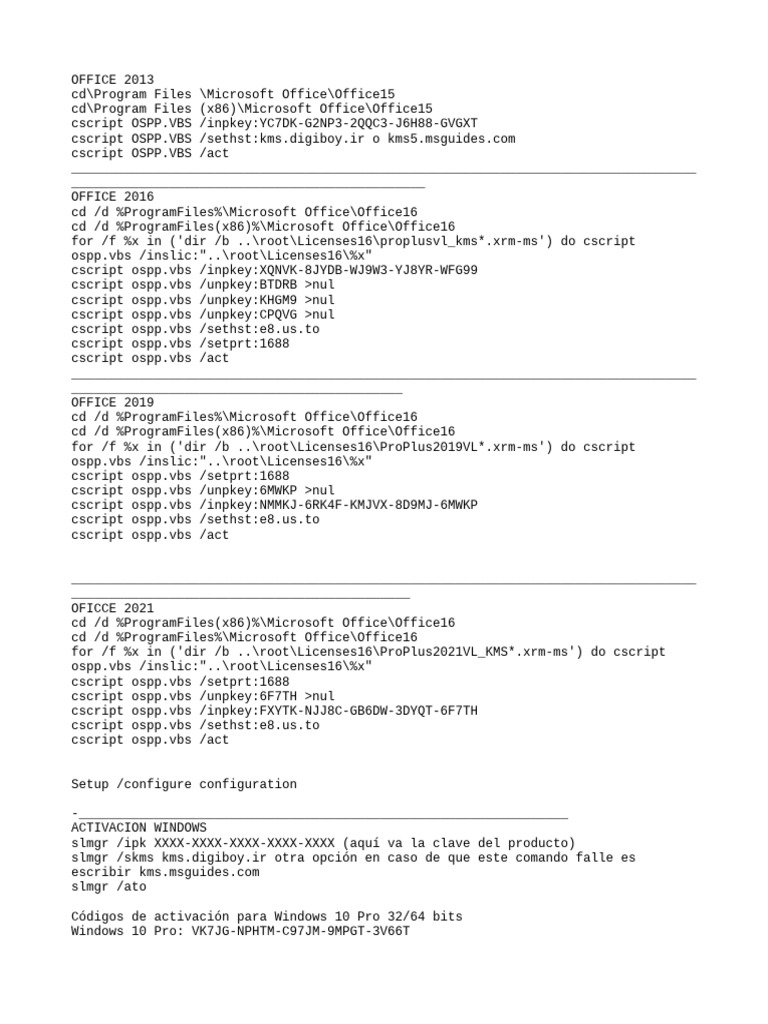 Office 2021 Activacion | PDF | System Software | Microsoft Windows
