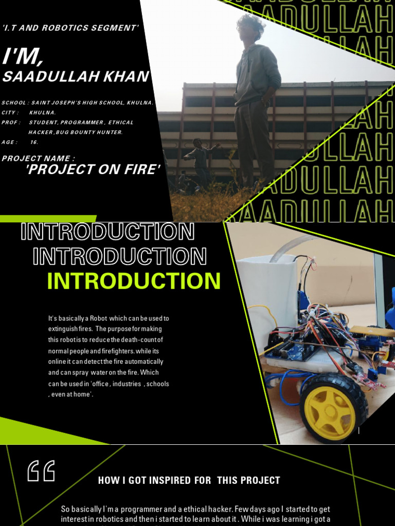Project-On-Fire-Power-Point-Presentation-1-1 | PDF | Sensor | Relay