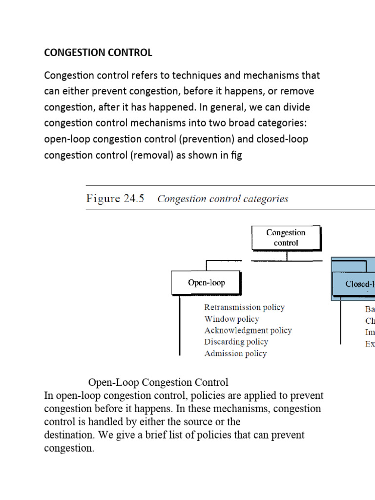 CONGESTION CONTROL | PDF | Network Congestion | Internet