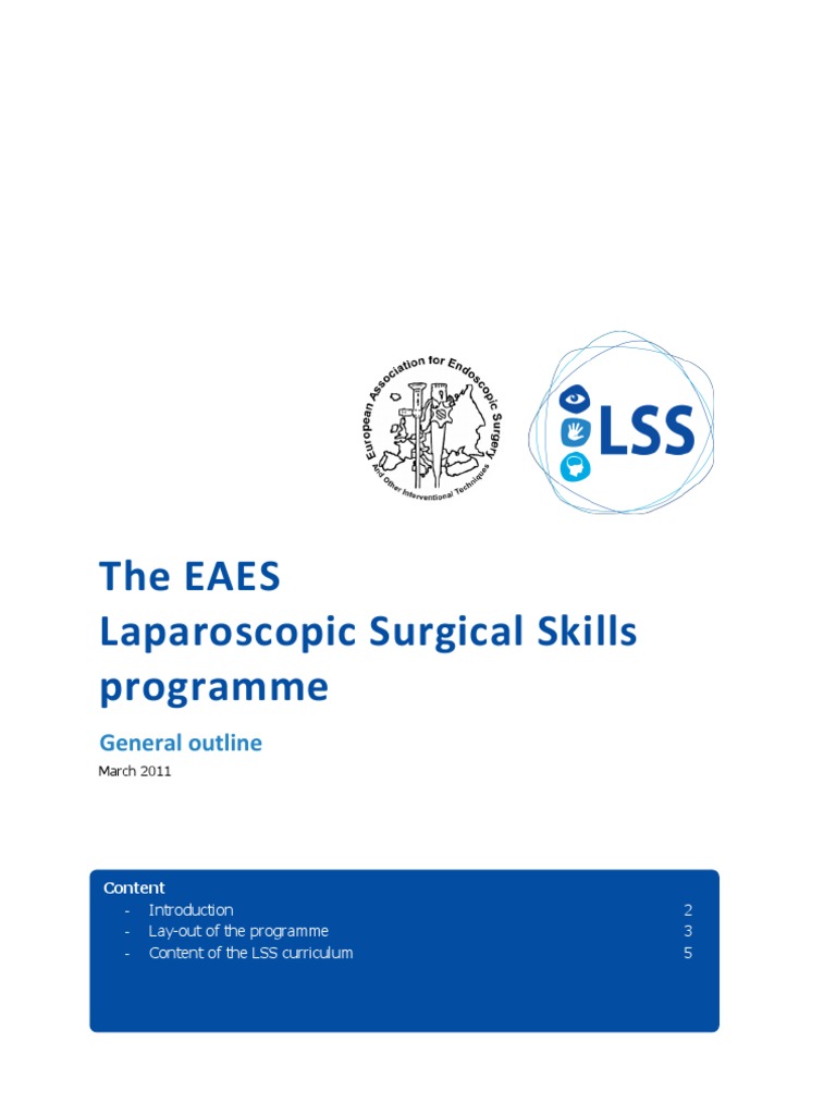 LSS EAES Laparoscopic Surgical Skills Programme | PDF | Surgery ...