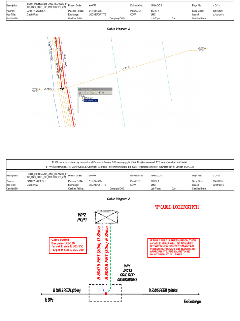 Cable Plan - 27052016030009 | PDF | Ordnance Survey | Intellectual ...