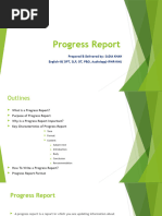 6 Months Progress Report | PDF | Finance & Money Management