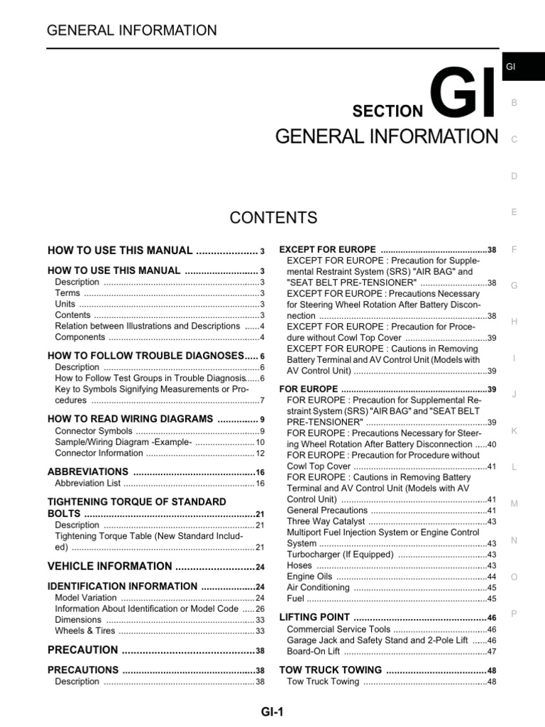 General Info | PDF | Fuse (Electrical) | Color
