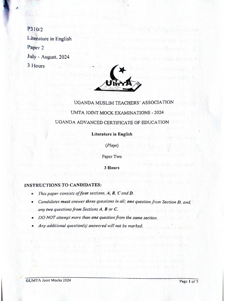 Umta Lit 2 2024 | PDF