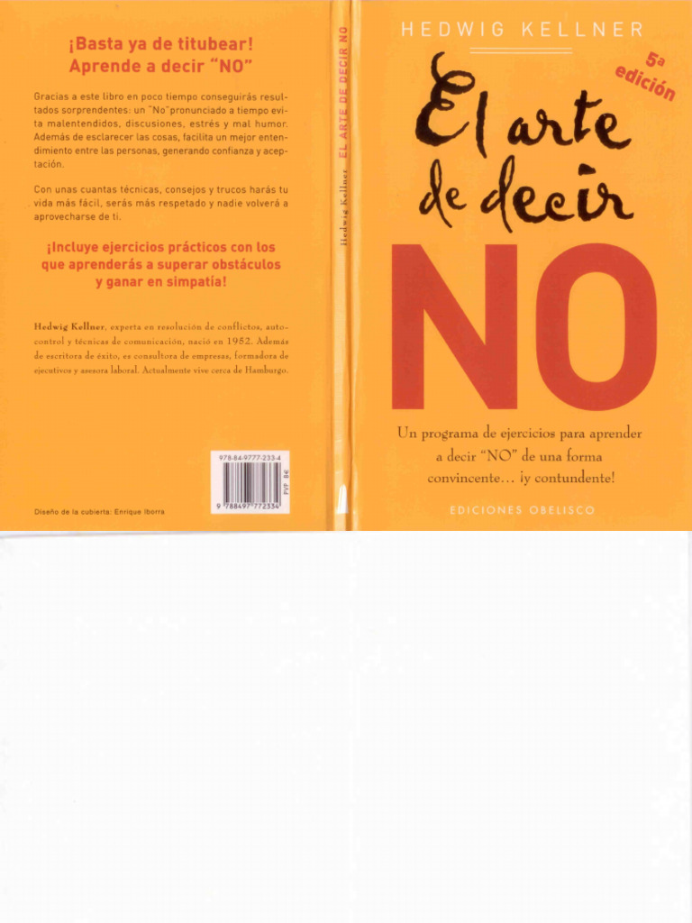 El Arte de Decir No - Hedwig Kellner (Autoestima) 127 | PDF