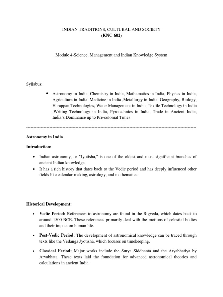 ITCS (Unit 4) | PDF | Ayurveda | Physics