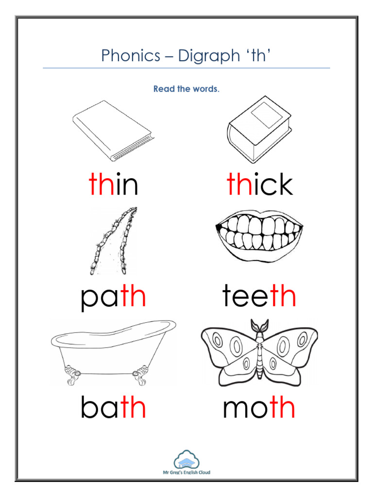Digraph TH | PDF | Foreign Language Studies
