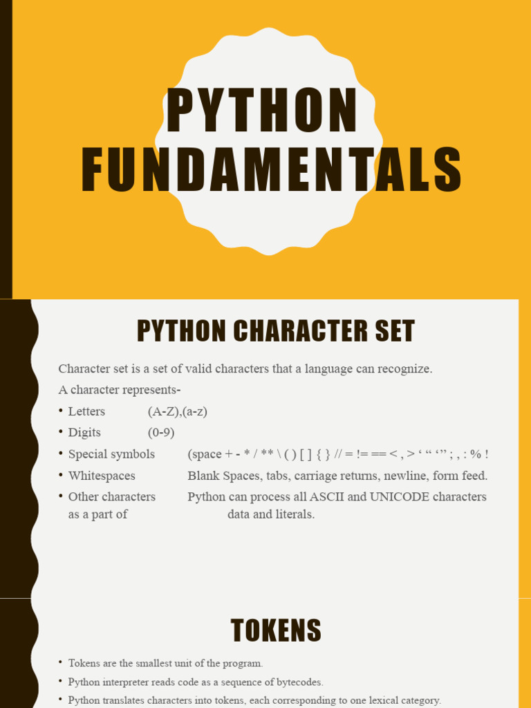 Python Chapter 7 - Python Fundamentals | PDF | Data Type | String ... Python Chapter 7 - Python Fundamentals | PDF | Data Type | String ...